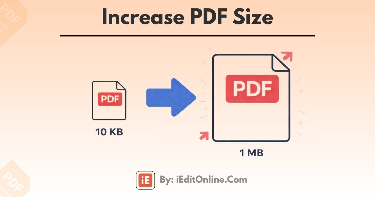 Increase PDF Size Online – Improve Quality & Resolution Free